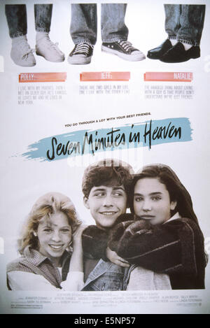 SEVEN MINUTES IN HEAVEN, from left: Jennifer Connelly, Alan Boyce, 1985 ...