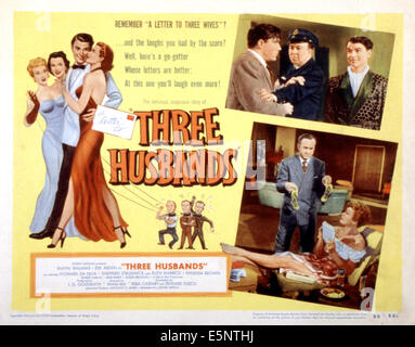 THREE HUSBANDS, (aka LETTER TO THREE HUSBANDS), Ruth Warrick, Eve Arden ...