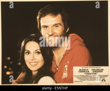 THIEVES, from left, Charles Grodin, Marlo Thomas, 1977 Stock Photo - Alamy