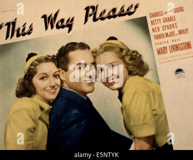 THIS WAY PLEASE, Betty Grable, 1937 Stock Photo - Alamy