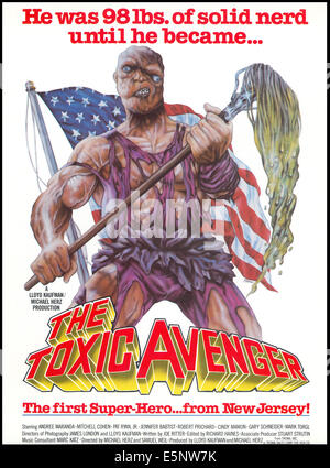 TOXIC AVENGER, 1985. ©Troma Films/Courtesy Everett Collection Stock ...