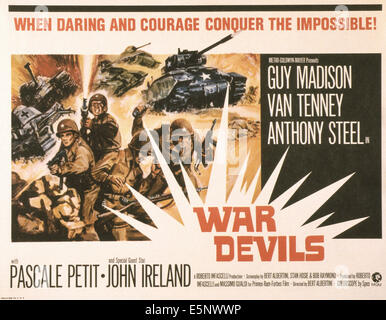WAR DEVILS, (aka I DIAVOLI DELLA GUERRA), Guy Madison, Venantino ...