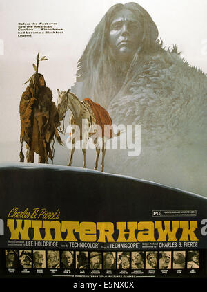 WINTERHAWK, Sacheen Littlefeather, 1975 Stock Photo - Alamy