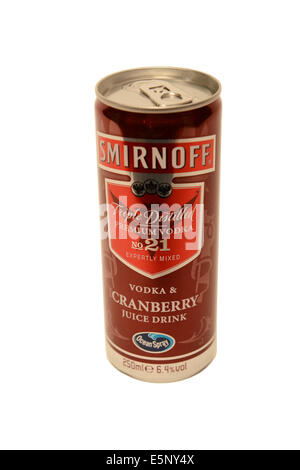 Smirnoff pre mixed drinks Stock Photo - Alamy