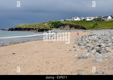 Silver Strand (Pollawaddy strand) Dugort, Achill Island, County Mayo ...