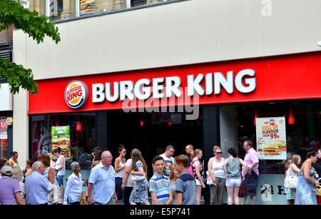 Burger King in Liverpool Stock Photo - Alamy