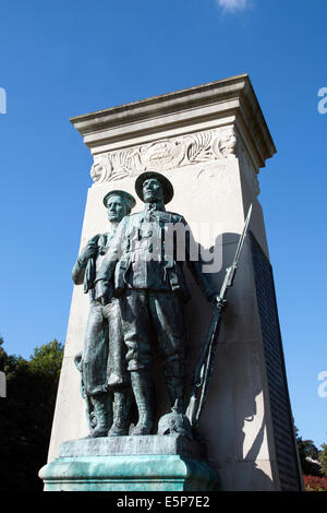 Larne War Memorial 1914-18 with Saint Cedma's Church of Ireland Stock ...