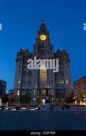 Royal Liver Building 100th anniversary constructed in 1911 celebrated ...