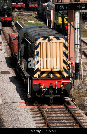 Class 09 Diesel Electric Shunter by Buckfastleigh station sign Stock ...