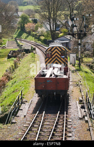Class 09 Diesel Electric Shunter by Buckfastleigh station sign Stock ...