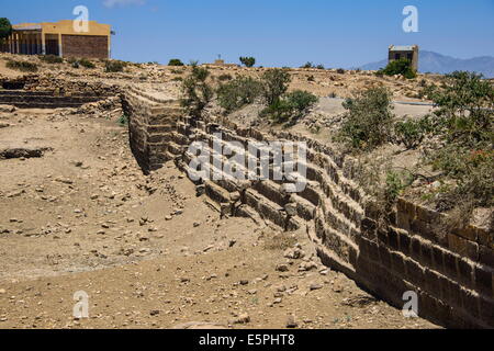 Ancient Sahira Dam at the Pre-Aksumite settlement of Qohaito Koloe ...