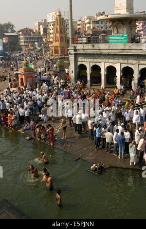 Ramkund godavari river nashik Maharashtra India Asia Stock Photo - Alamy