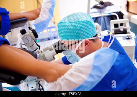 Pre-cancerous cells treatment of the cervix by conization with the CO2 ...