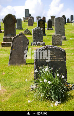 Graveyard of the village of Melvaig, Scotland Stock Photo - Alamy