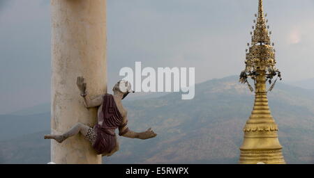 Myanmar (Burma), Chin State, Mindat Stock Photo - Alamy