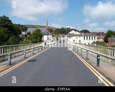River Severn and bridge, Newtown, Powys, Wales, UK Stock Photo - Alamy