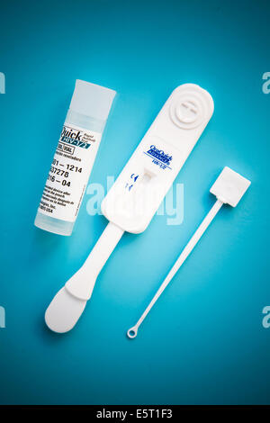 Oraquick® Rapid HIV autotest Stock Photo - Alamy