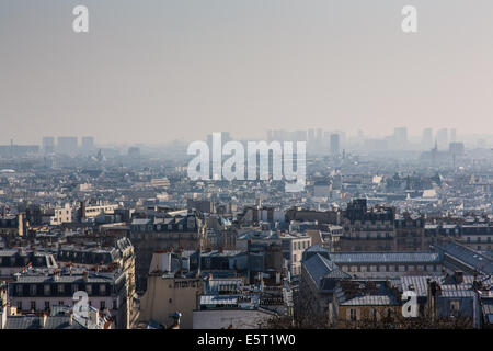 Air pollution in Paris, France Stock Photo - Alamy
