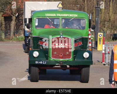 This 1956 MAN 745 L1, with license plate BX-48-ZJ, is a classic German ...
