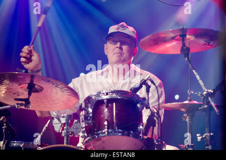 Emilíana Torrini live at concert with her band Stock Photo - Alamy