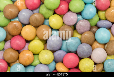 Chocolate pop colors, colored background Stock Photo - Alamy