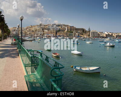 Marsaskala promenade, Malta Stock Photo - Alamy