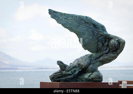 Bronze angel sculpture, Hermanus, South Africa Stock Photo - Alamy