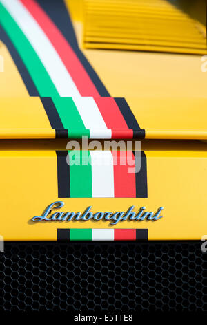 Lamborghini rear end abstract. Italian super car Stock Photo - Alamy
