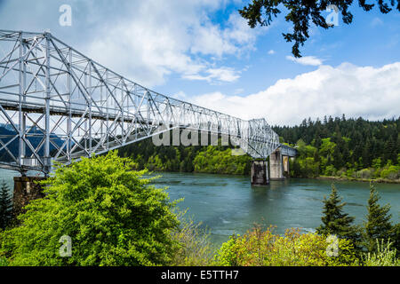 Oregon. Cascade Locks, Columbia River Stock Photo - Alamy