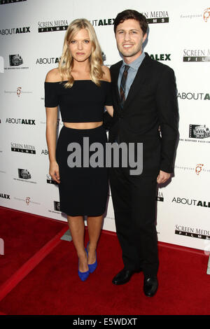 Jesse Zwick attends the Los Angeles premiere of ABOUT ALEX on August 6 ...