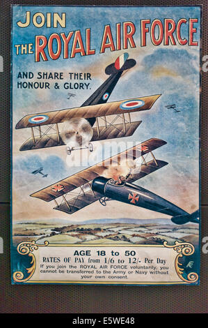 British Royal Air Force recruiting poster ca. 1917 Stock Photo - Alamy