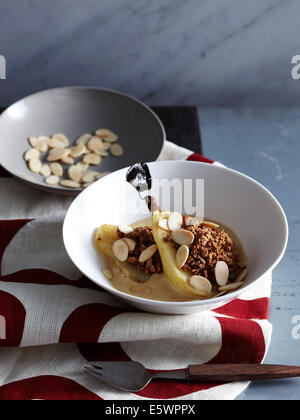 View on the Italian dessert zabaglione or sabayon Stock Photo - Alamy