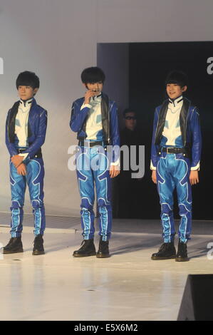 Chinese youngest boy group TF-BOYS attend commercial activity in ...