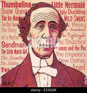 The Fairy Tales of Hans Christian Andersen, book title page by May ...