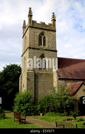 A view of St. Michael`s Church, Budbrooke, with St. Mary`s Church ...