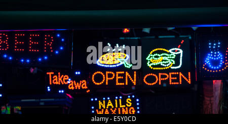 Neon signs, Perth, WA Stock Photo - Alamy