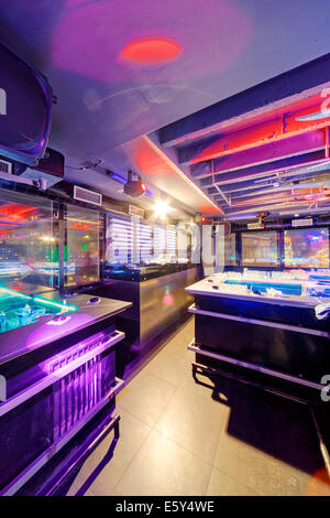 interior of night club with vivid colors Stock Photo - Alamy