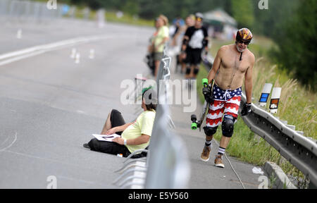 Hrebec near Svitavy, Czech Republic. 8th August, 2014. Svitavy, Czech ...