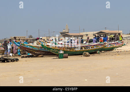 Pirogues fishing boats, Kayar, Senegal Stock Photo - Alamy