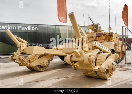 Armored mine-clearing vehicle BMR-3M. Russia Stock Photo - Alamy