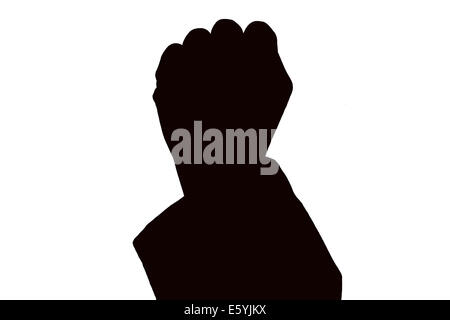 Biff hand sign on white background Stock Photo - Alamy
