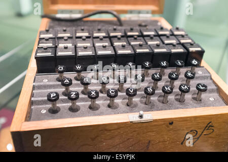 A German "Enigma I" cipher machine,army issue,No. "A 12630 ...