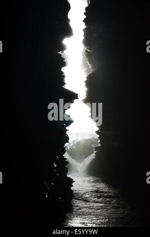 Hell's Falls or Devil waterfall at Pokhara in Annapurna Valley Nepal ...