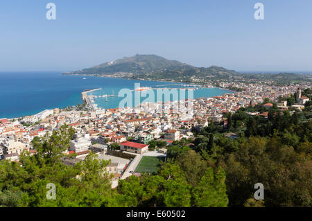 Zante, Greece - Bochali, hilltop village suburb of Zakynthos town ...