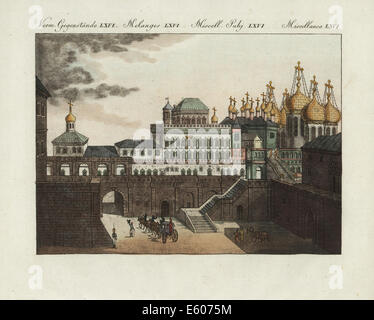 Kremlin, Moscow, Russia, Engraving, Circa 1886 Stock Photo - Alamy
