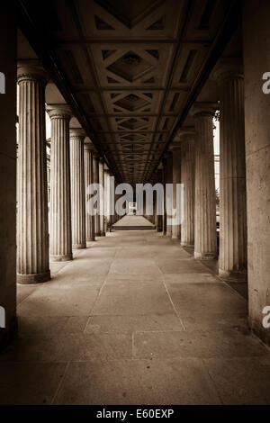 Columns stretching into the distance Stock Photo - Alamy