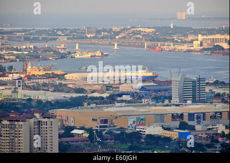 Port Area and Mactan Island Cebu City Philippines Stock Photo - Alamy