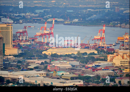 Port Area and Mactan Island Cebu City Philippines Stock Photo - Alamy