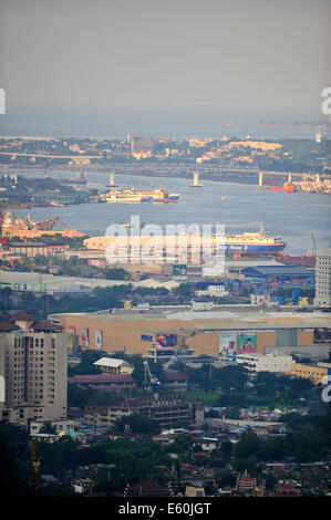 The Cebu City Port terminal on Cebu Island in the Central Visayas ...