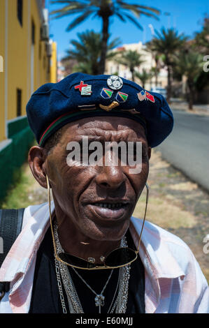 Native people of Mindelo, the only town on Sao Vicente Island in Cape ...